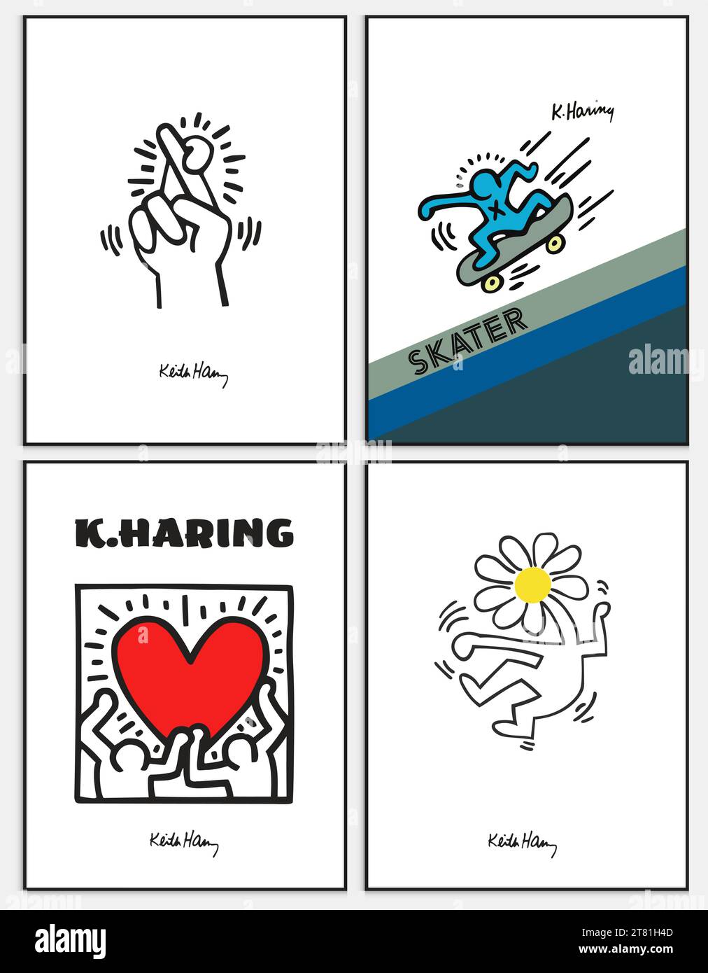 Keith haring Stock Vector Images - Alamy
