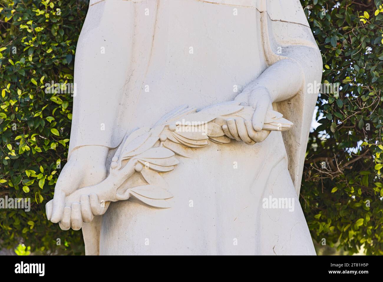 North Africa American Cemetery, Carthage, Tunis, Tunisia. Sculpture at ...