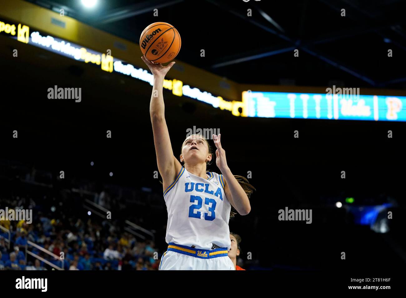UCLA forward Gabriela Jaquez shoots during the second half of an NCAA ...