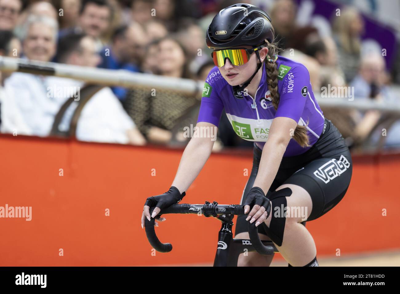 Gent, Belgium. 17th Nov, 2023. Belgian Laerke Expeels pictured during ...