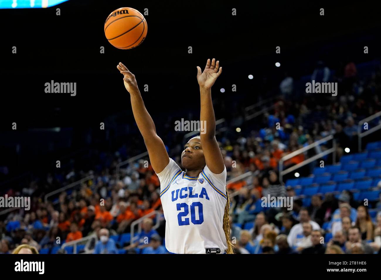 UCLA guard Charisma Osborne shoots during the second half of an NCAA ...