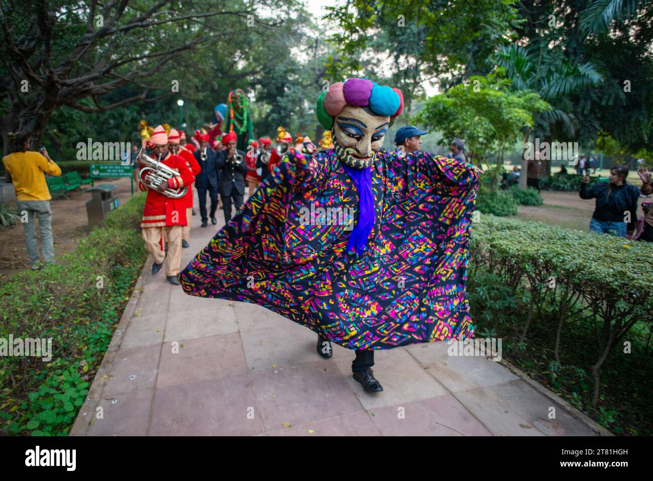 The giant puppet parade in Lodhi Garden which marks the beginning of ...