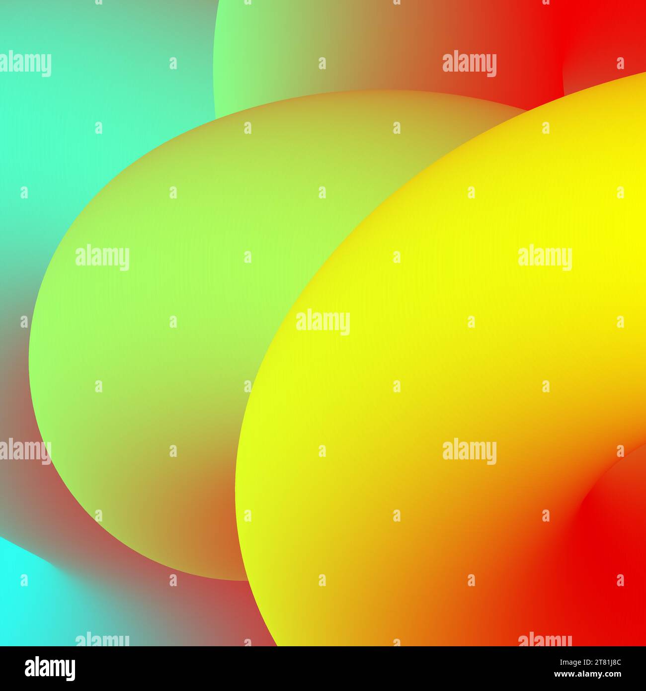 illustration of twisted colorful shapes. Vector illustration Stock ...