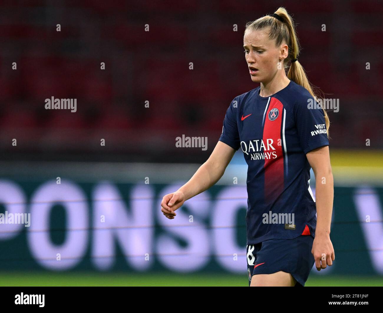 AMSTERDAM - Jade le Guilly of Paris Saint-Germain during the UEFA Women ...