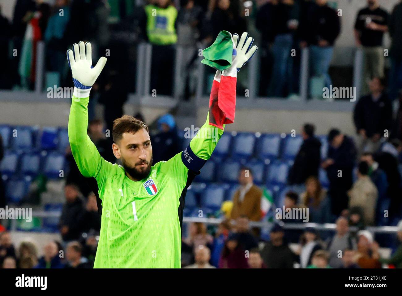 Rome, Italy. 17th Nov, 2023. Gianluigi Donnarumma, goalkeeper of Italy ...