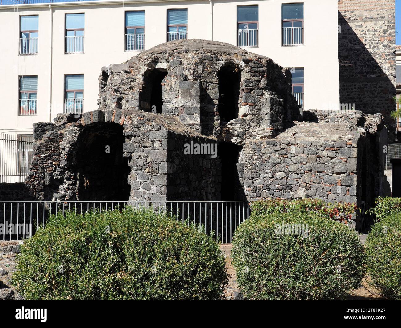 Terme dell'Indirizzo, ancient Roman thermal bath, Catania, Sicily ...