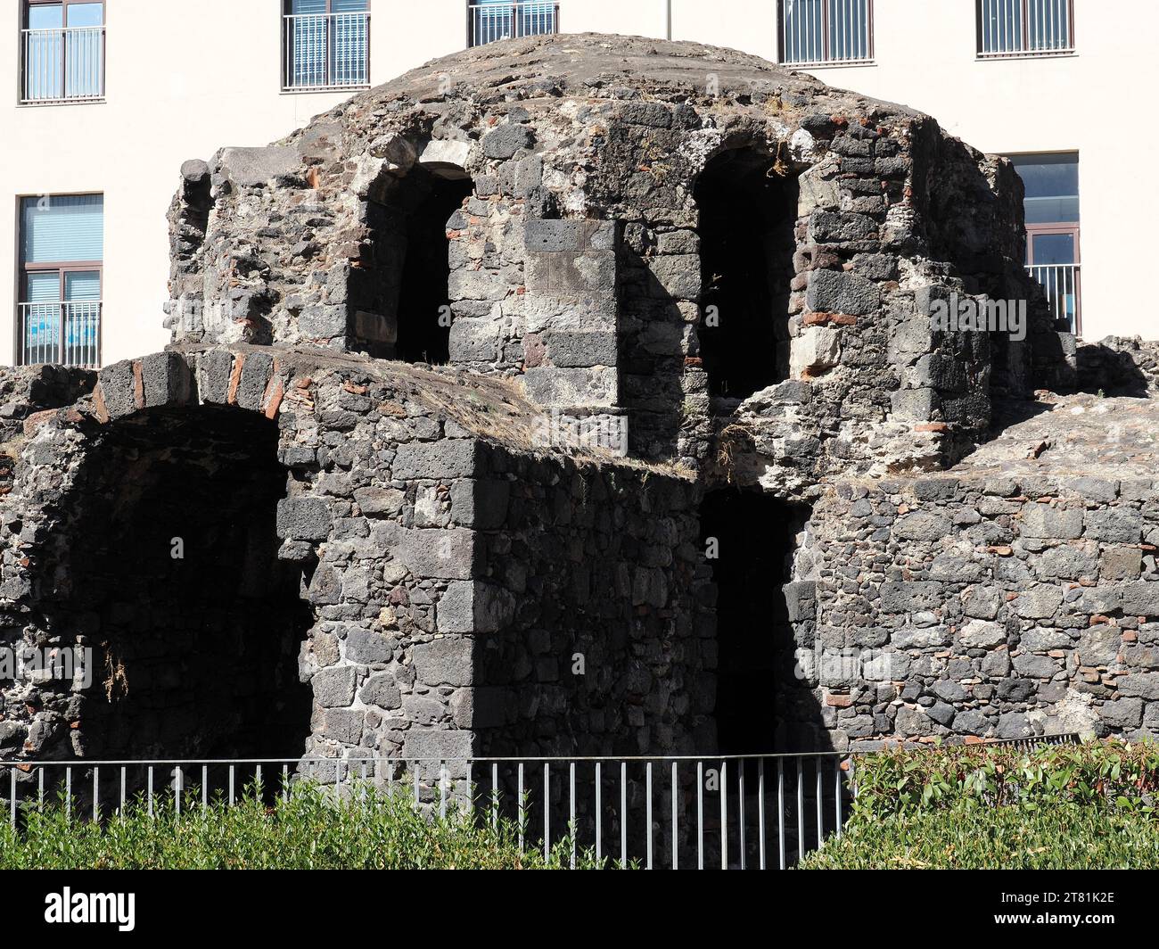 Terme dell'Indirizzo, ancient Roman thermal bath, Catania, Sicily ...