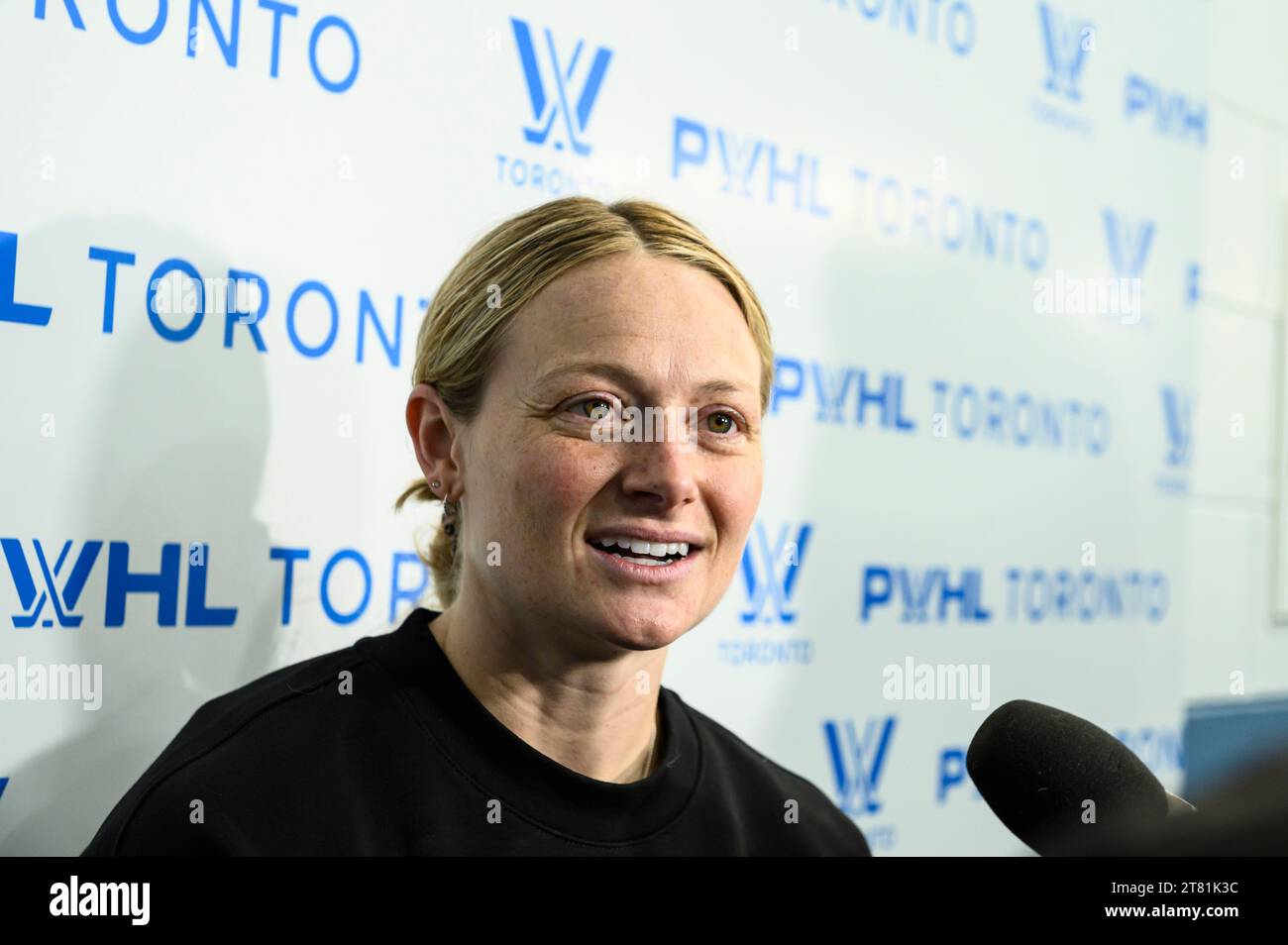 Toronto, Canada. 17th Nov, 2023. Renata Fast speaks to media following ...