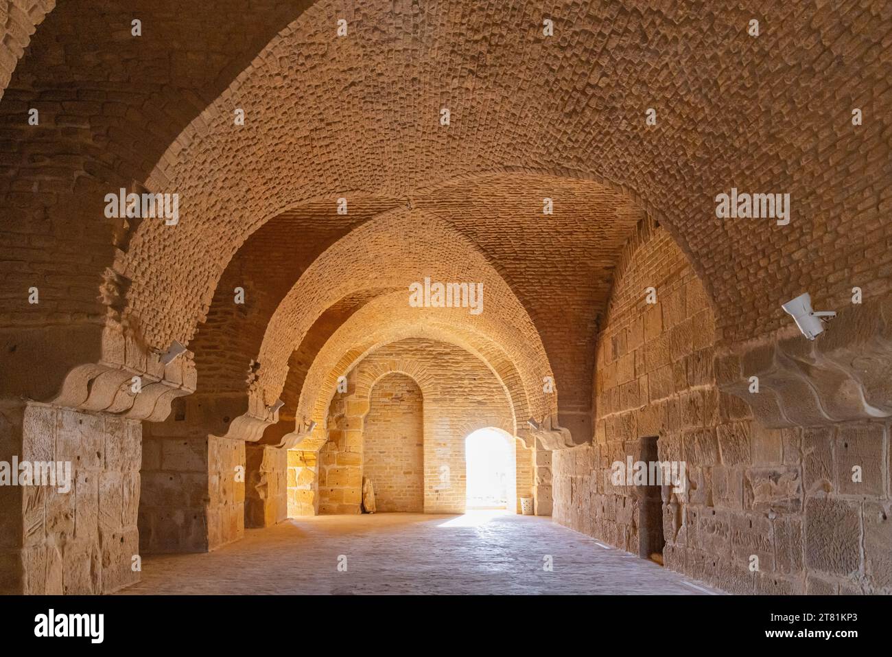 Uthina, Ben Arous, Tunisia. Inside Roman ruins at the Uthina ...