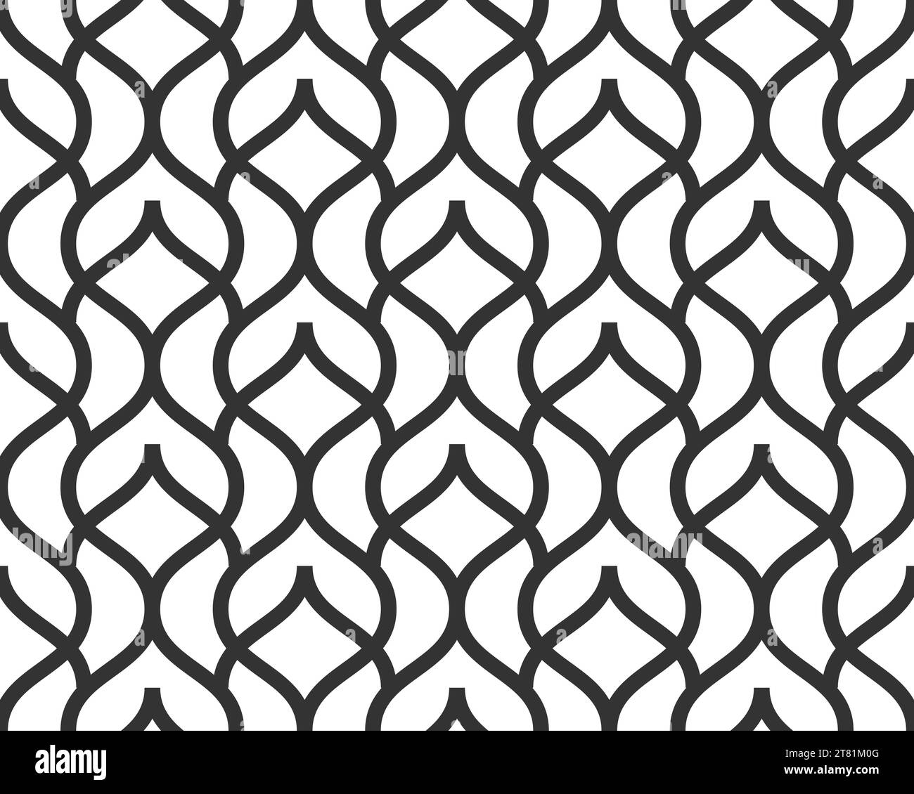 Vector diagonal waves seamless texture. modern creative background ...