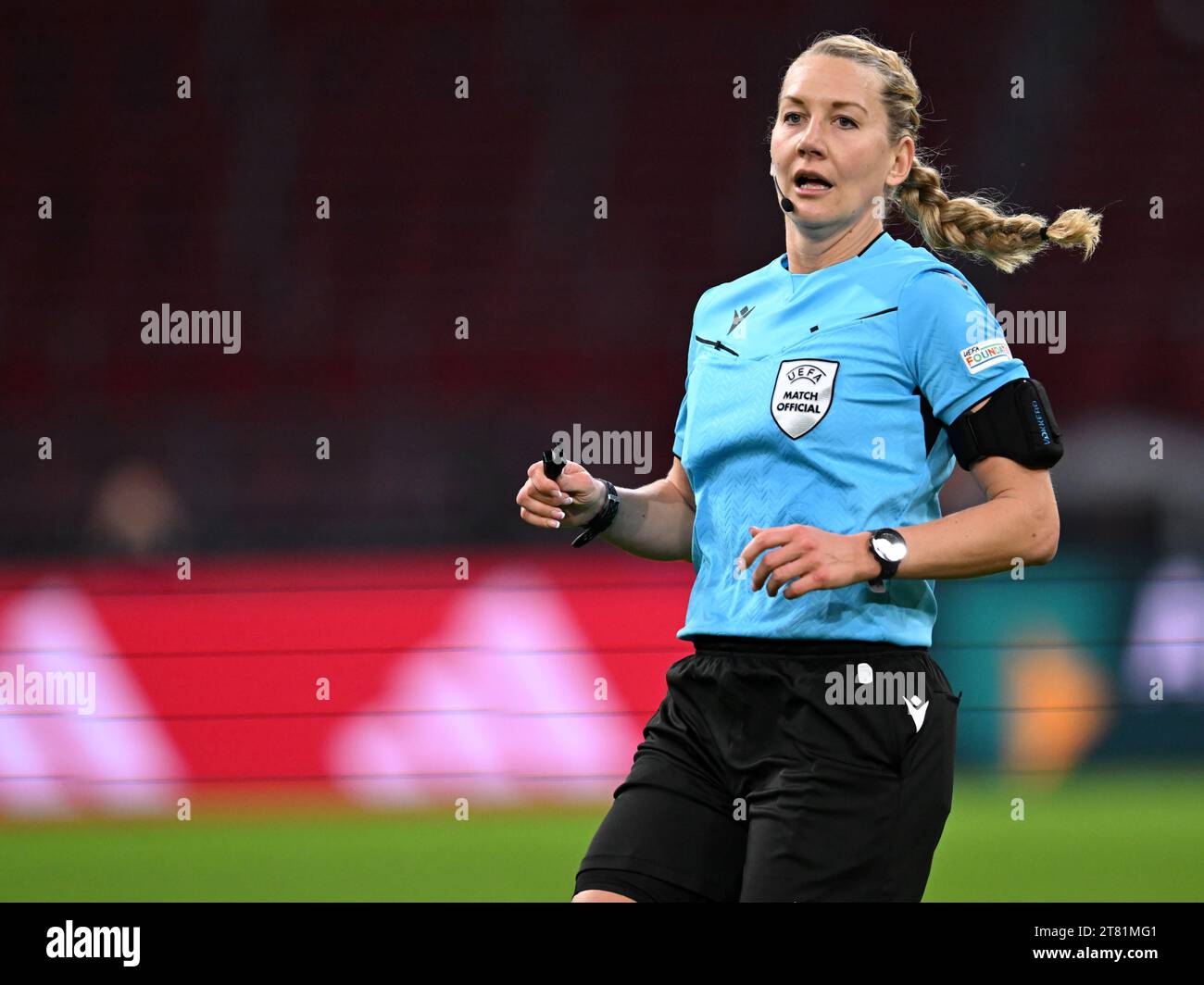 AMSTERDAM - Referee Tess Olofsson during the UEFA Women's Champions ...