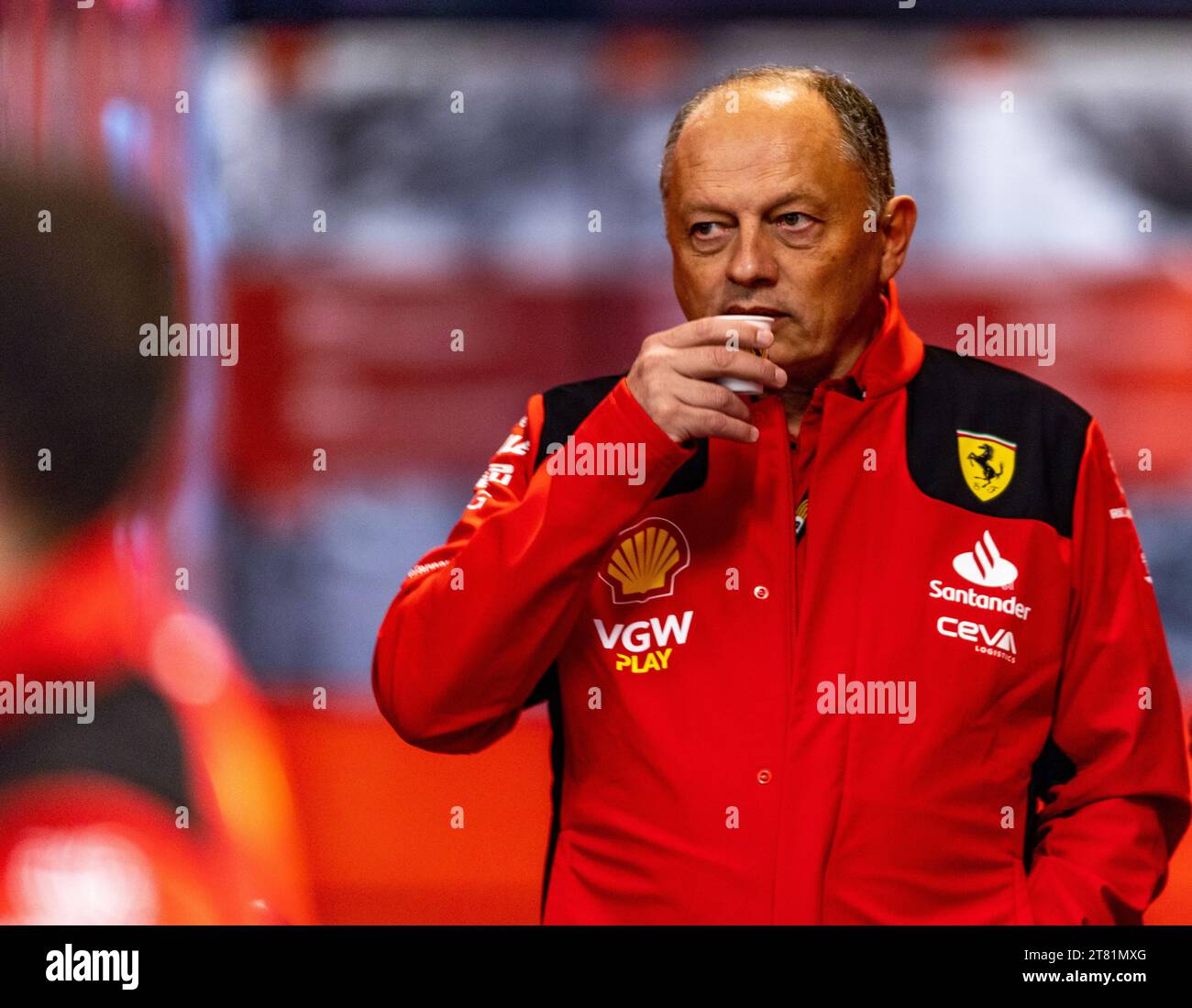 Las Vegas, Nevada - November 17th, 2023: Frédéric Vasseur, team chief ...
