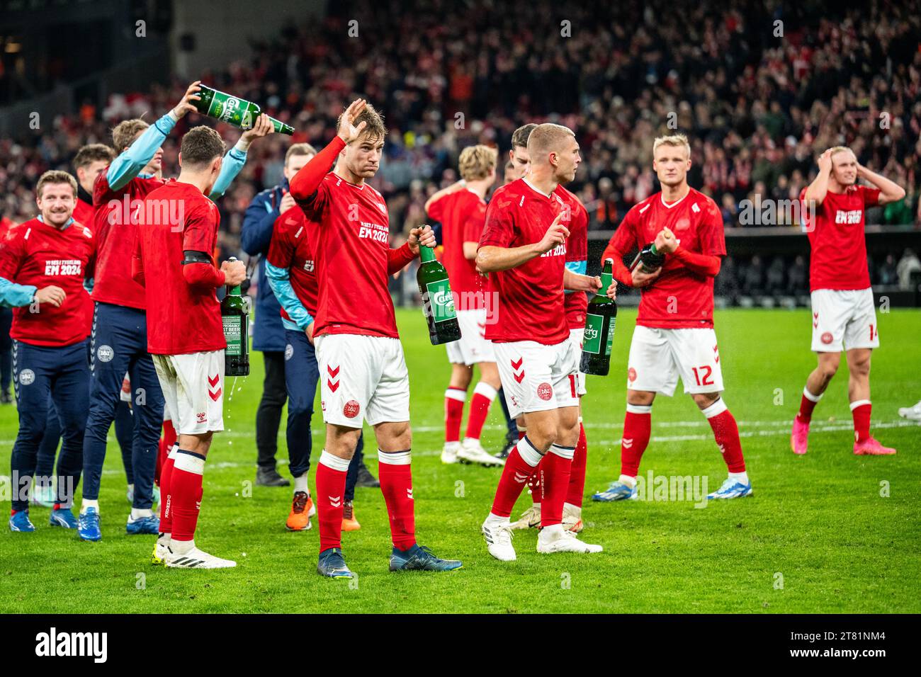Copenhagen, Denmark. 17th Nov, 2023. Joachim Andersen and Rasmus ...