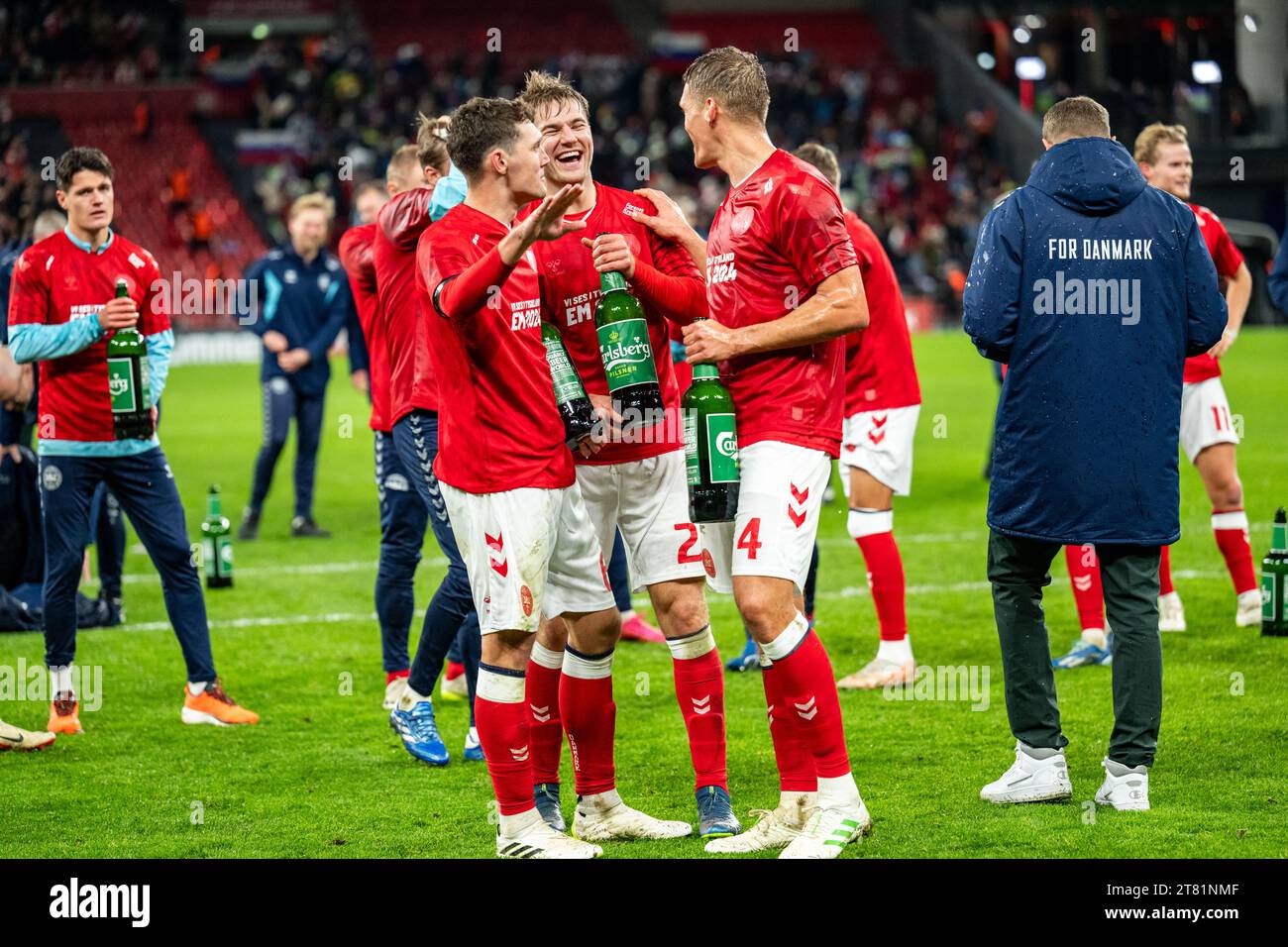 Copenhagen, Denmark. 17th Nov, 2023. Joachim Andersen, Andreas ...