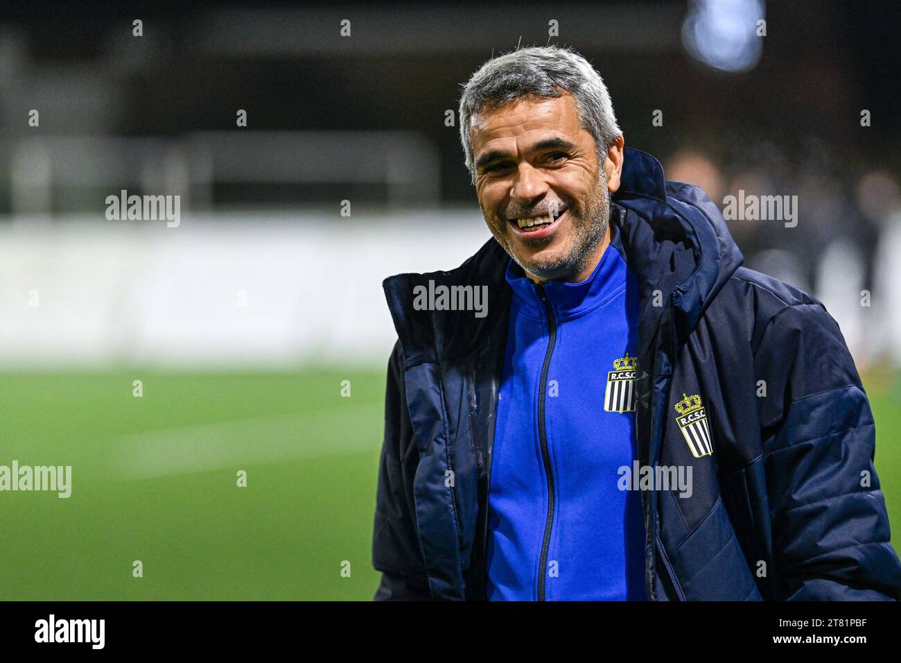 Marcinelle, Belgium. 17th Nov, 2023. headcoach Lionel Vitrant of ...