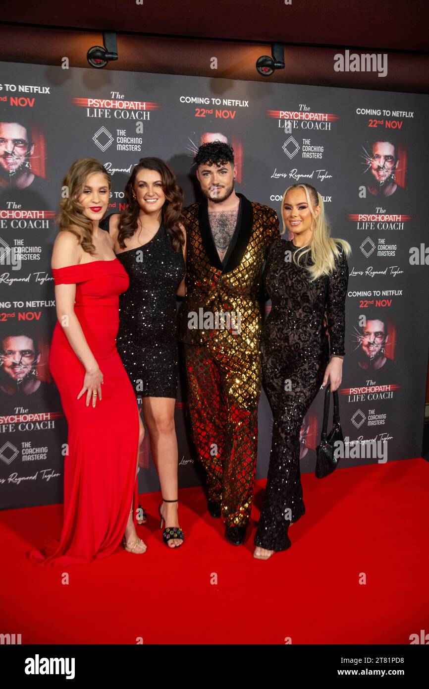 London, UK. 17th Nov, 2023. Psychopath Life Coach Premiere at The ...