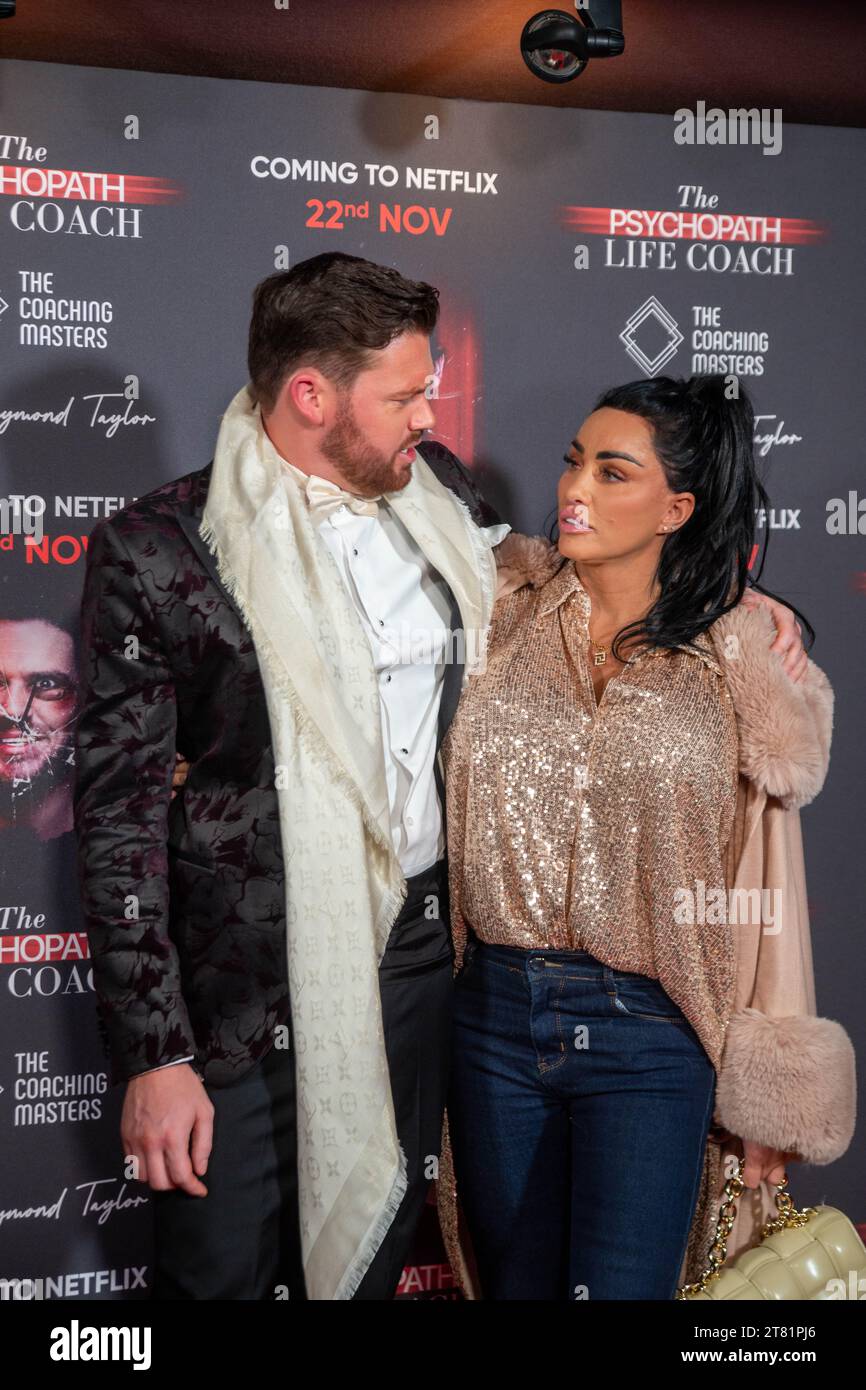 London, UK. 17th Nov, 2023. Psychopath Life Coach Premiere at The ...