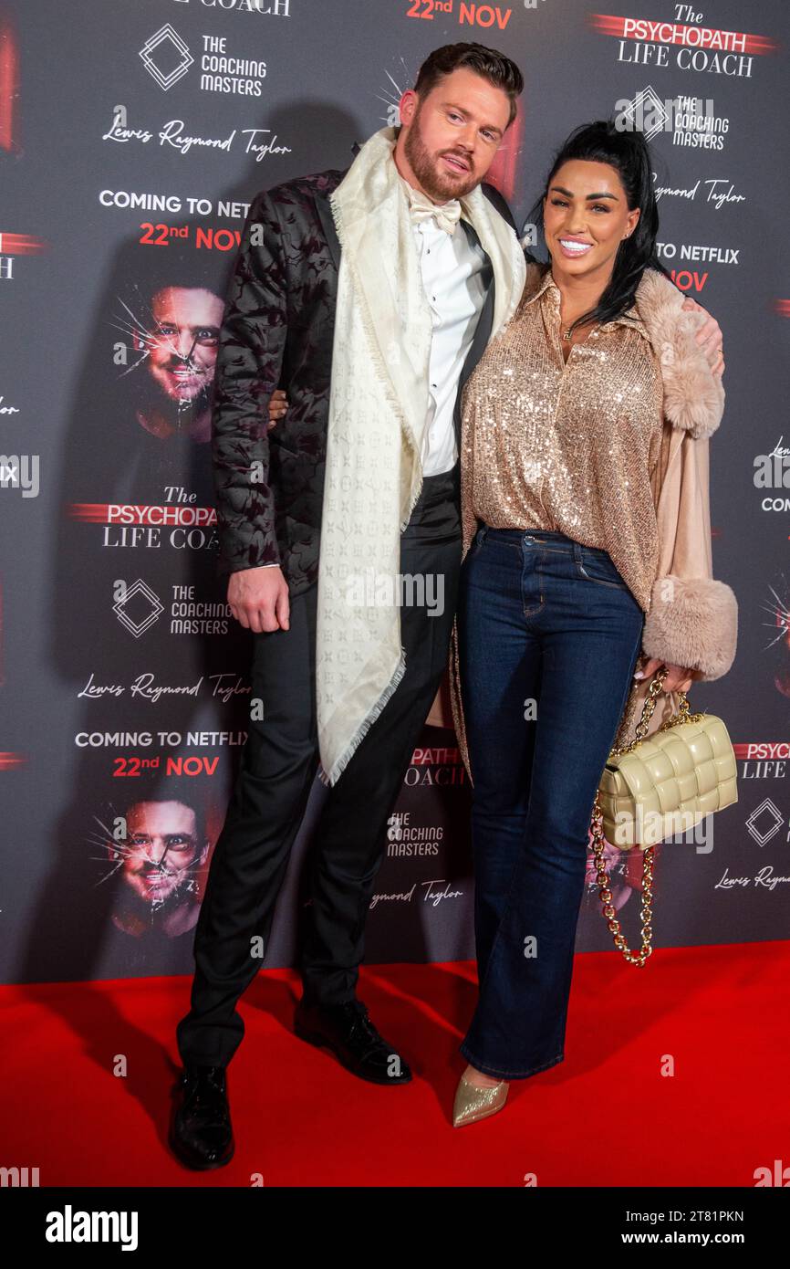 London, UK. 17th Nov, 2023. Psychopath Life Coach Premiere at The ...