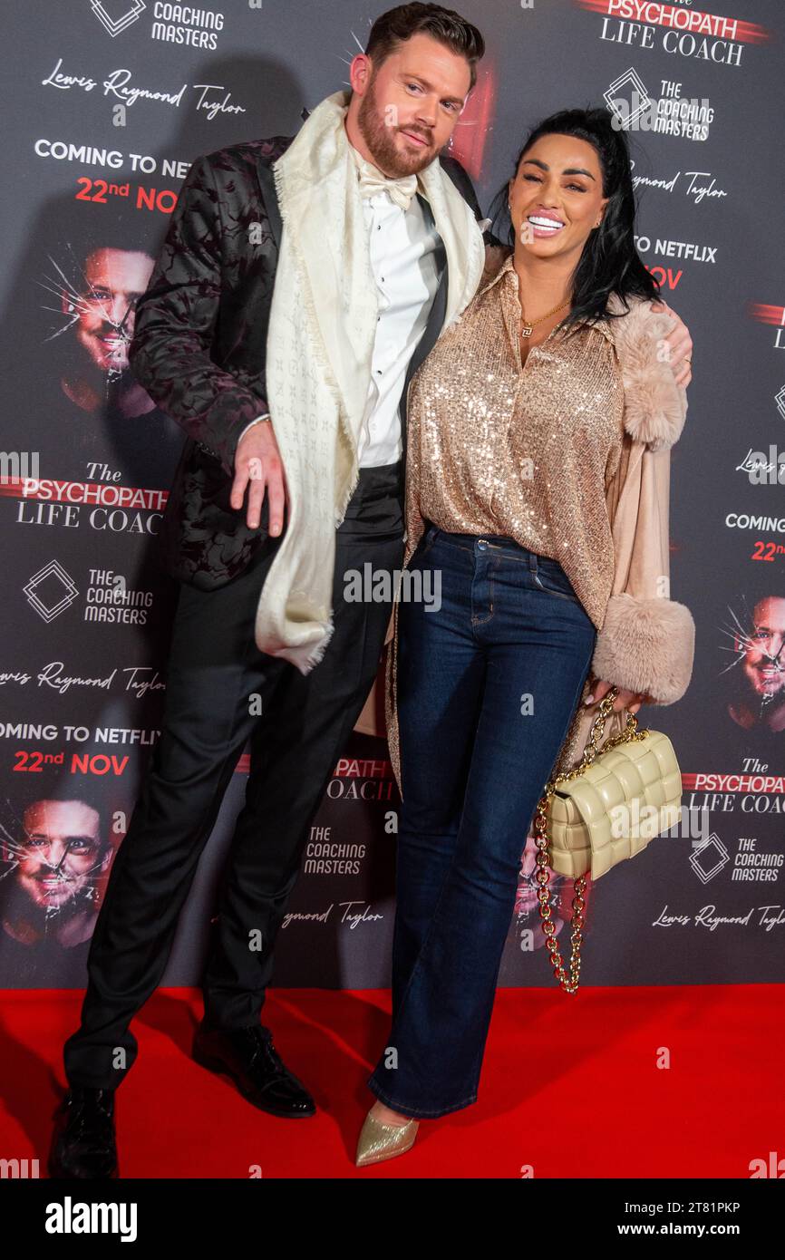 London, UK. 17th Nov, 2023. Psychopath Life Coach Premiere at The ...