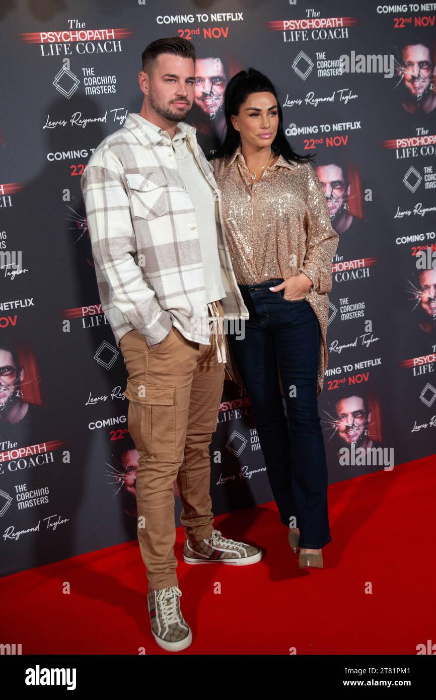 London, UK. 17th Nov, 2023. Psychopath Life Coach Premiere at The ...