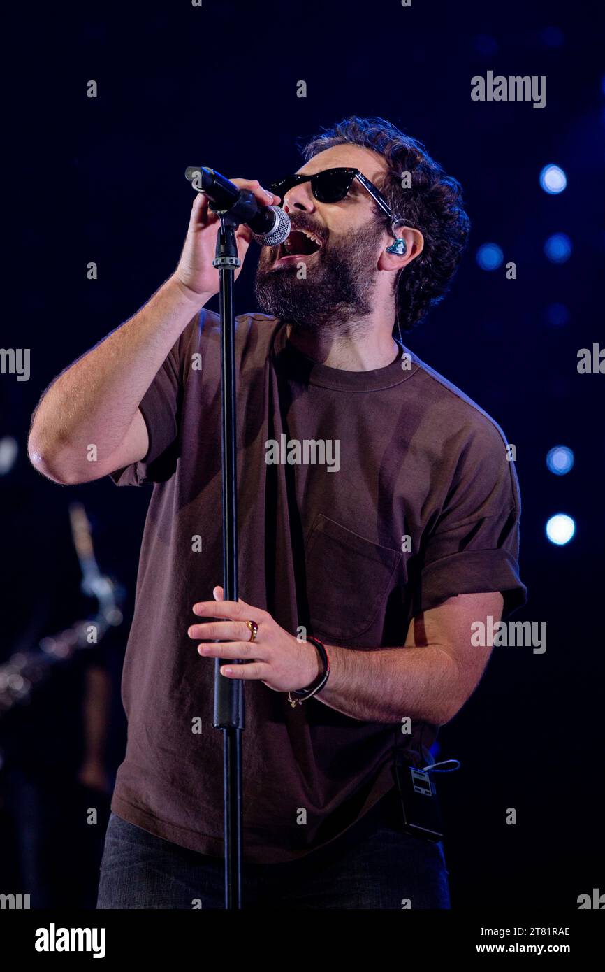 Rome, Italy. 16th Nov, 2023. Tommaso Paradiso opens his "Tommy 2023 ...