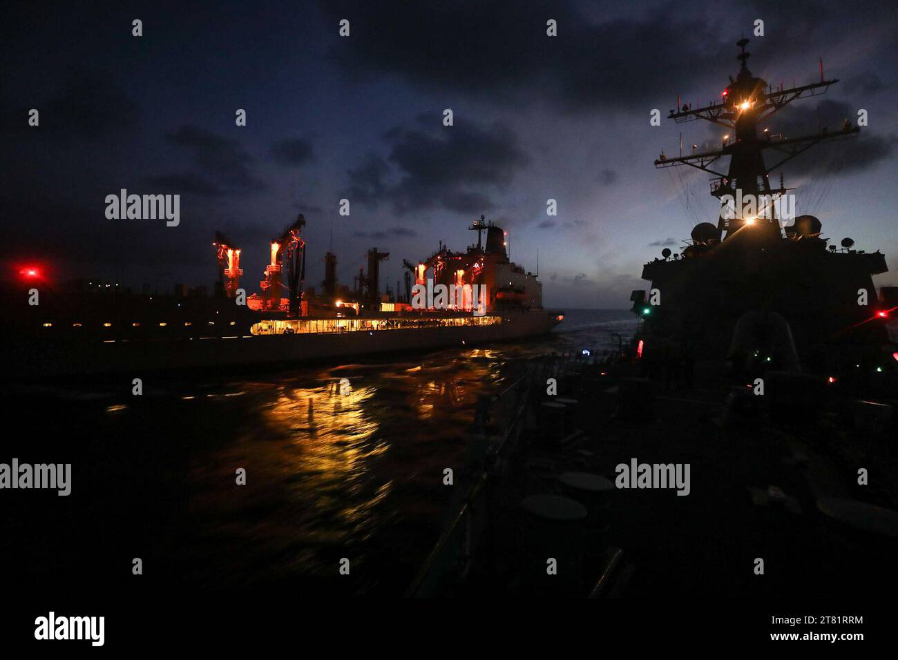 Mediterranean Sea. 2nd Nov, 2023. Arleigh Burke-class guided-missile ...