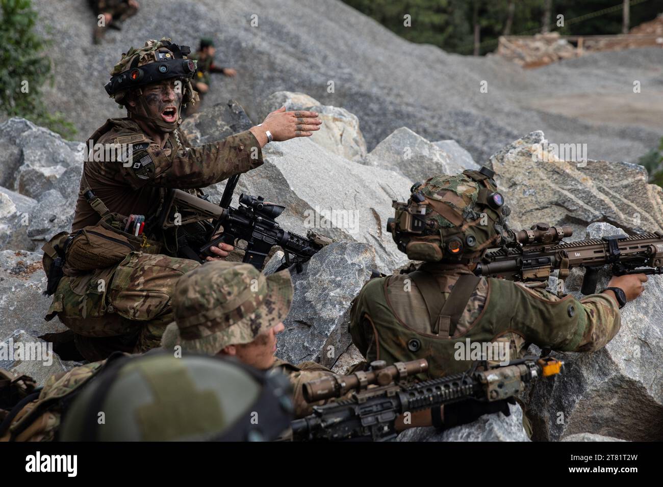 U.S. Army 1st Sgt. Charles Rance, first sergeant of Charlie Company ...
