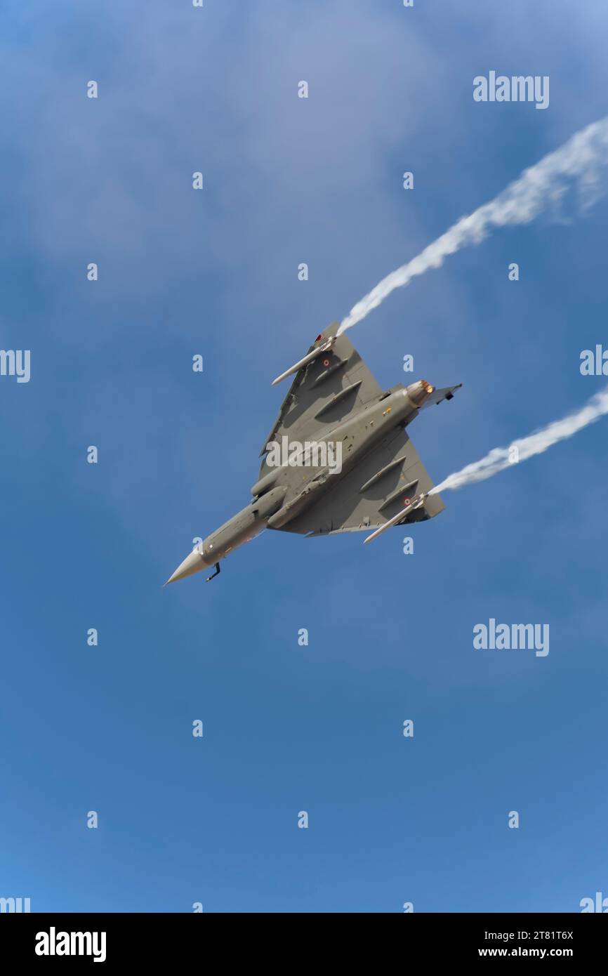 HAL Tejas at Dubai air Show 2023 in Dubai, UAE Stock Photo - Alamy