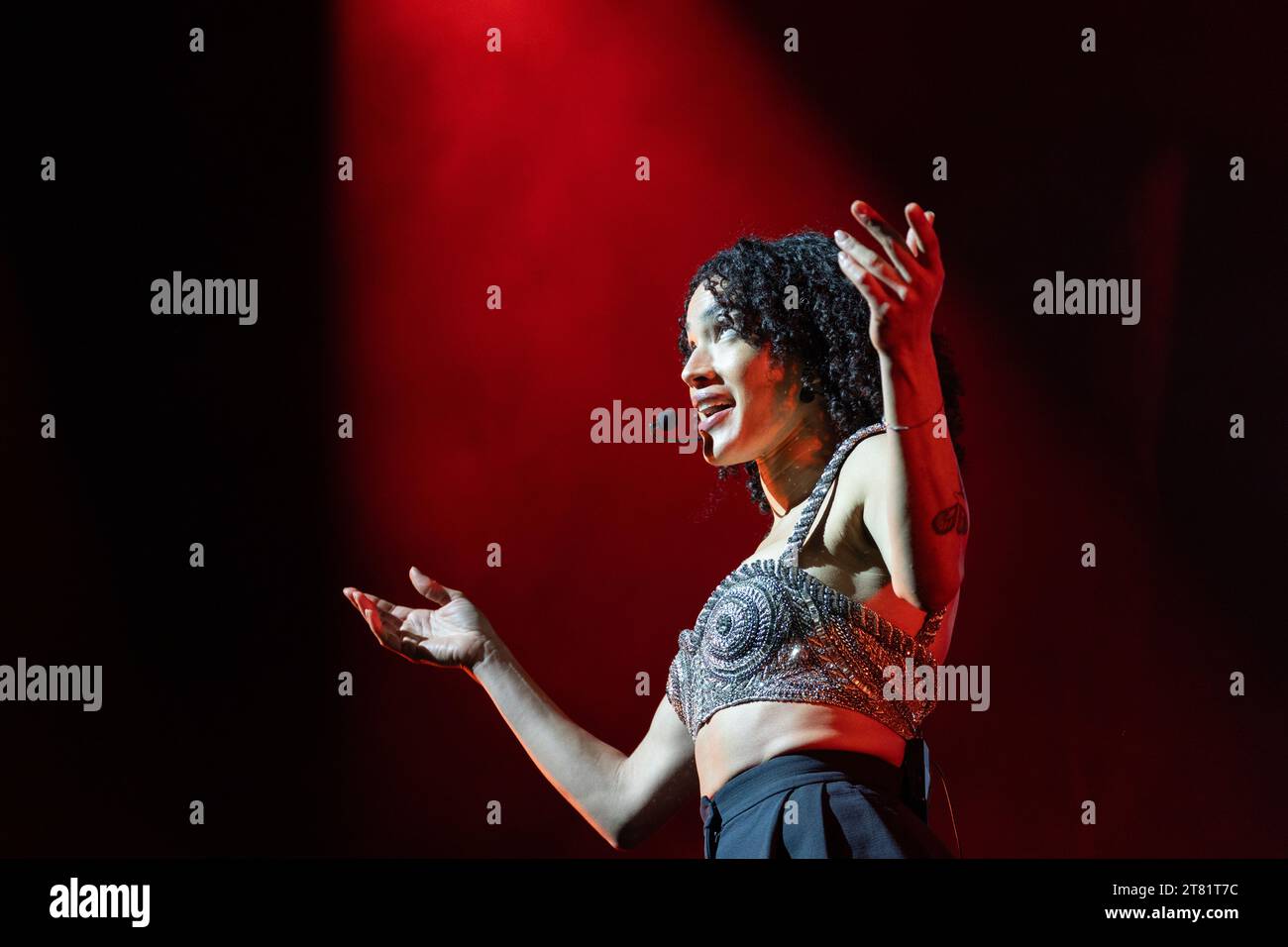 London, UK. November 17, 2023. Singer Mette performs at Alexandra ...