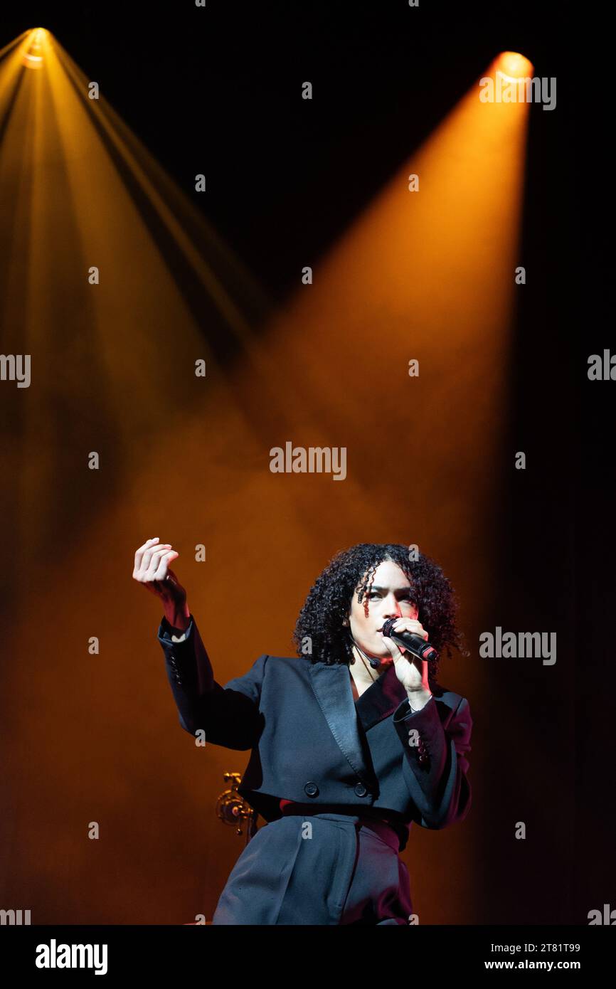 London, UK. November 17, 2023. Singer Mette performs at Alexandra ...