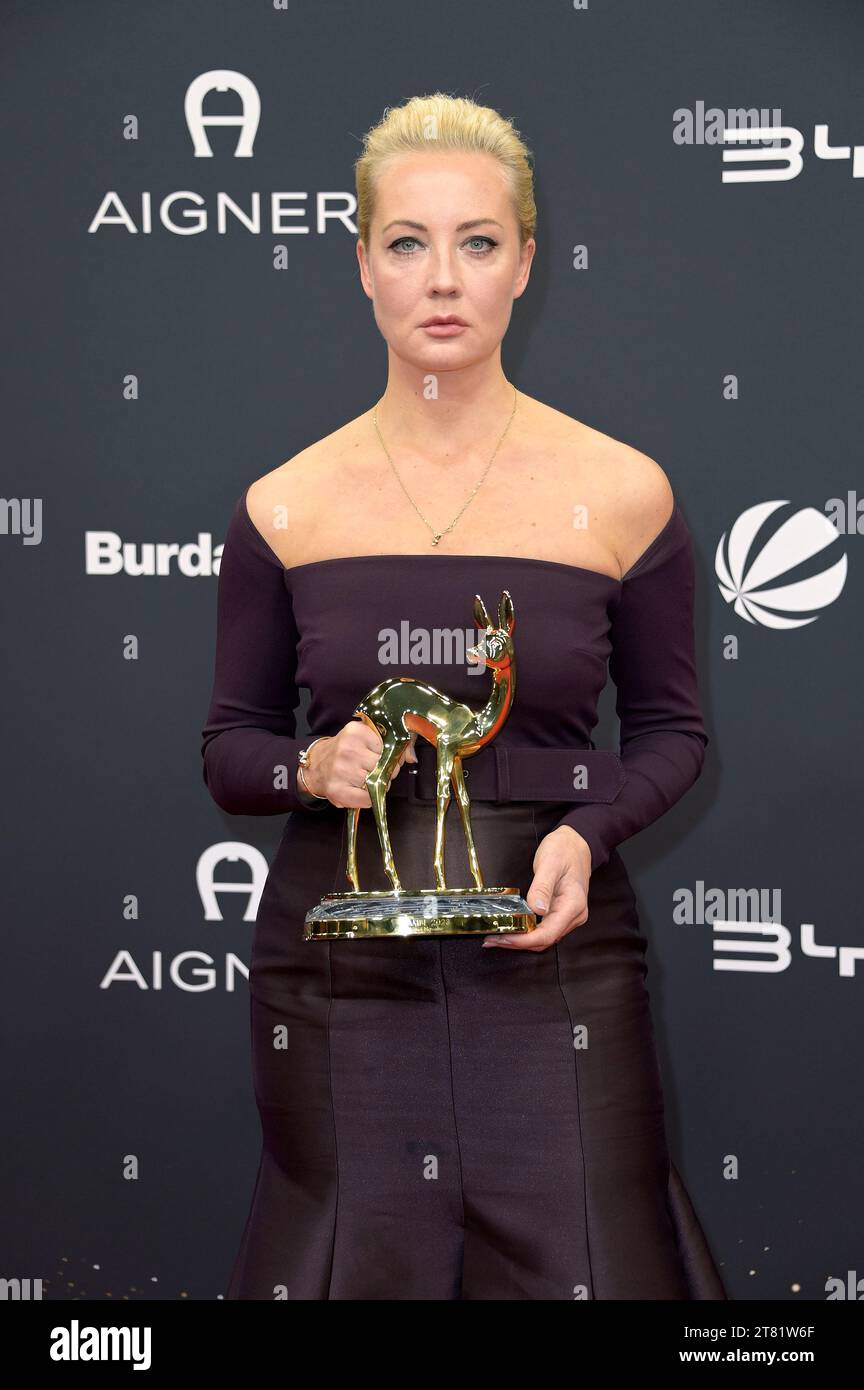 Julija Nawalnaja bei der 75. Bambi-Verleihung 2023 in der Bavaria ...