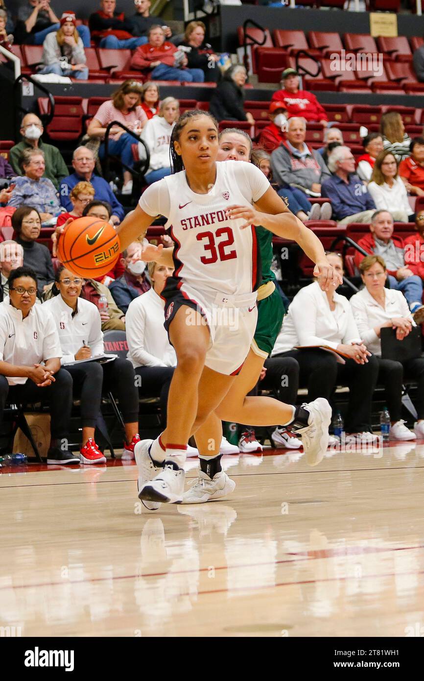 STANFORD, CA - NOVEMBER 16: Stanford Cardinal G Jzaniya Harriel (32 ...