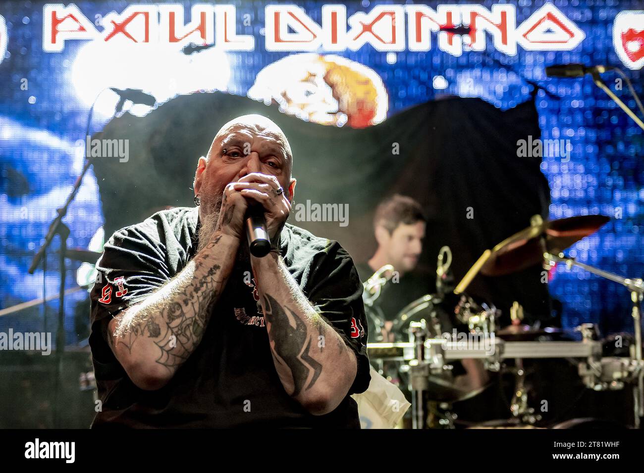 LONDON, ENGLAND: Former Iron Maiden singer Paul DiAnno performs at the ...