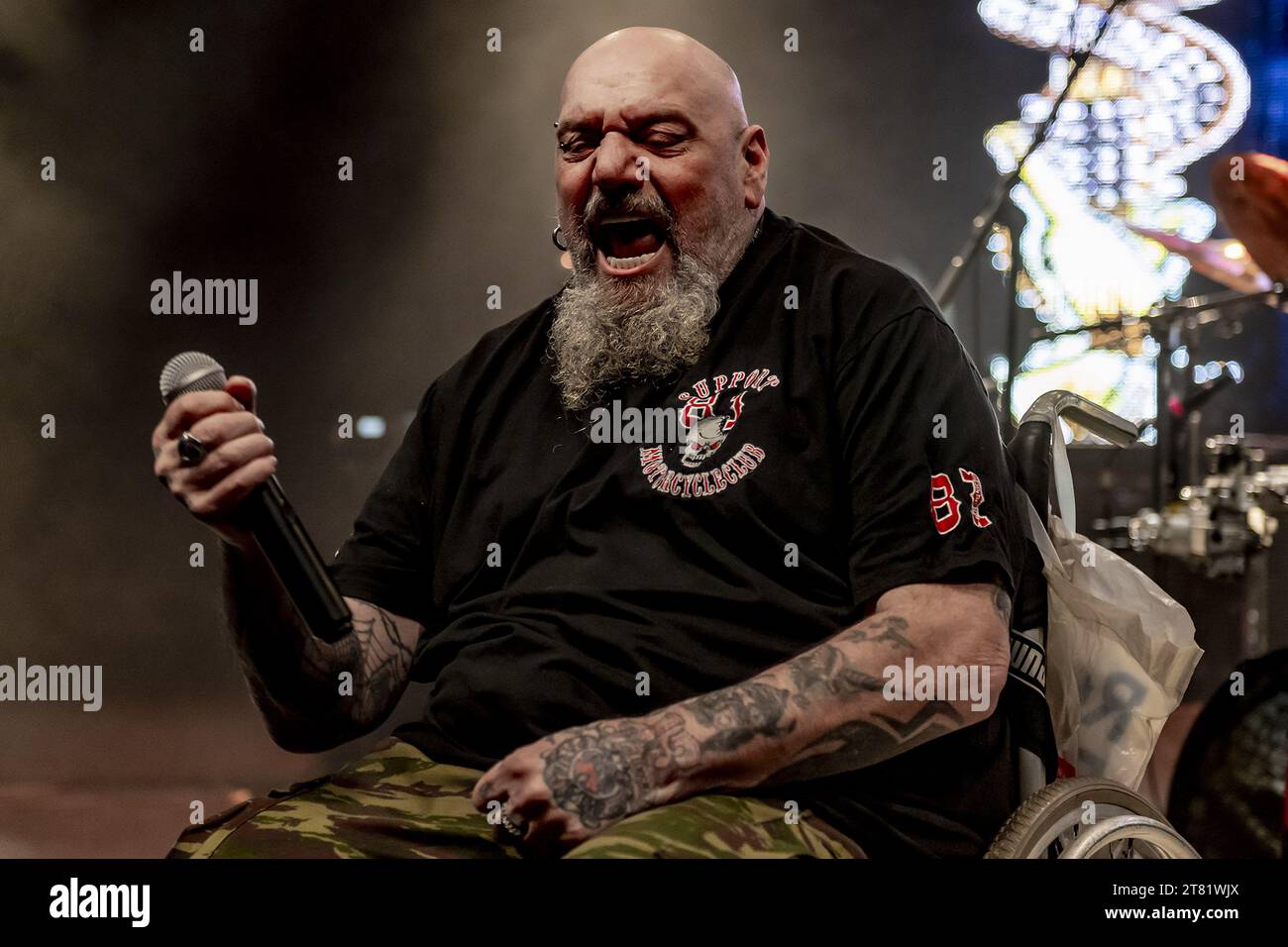 LONDON, ENGLAND: Former Iron Maiden singer Paul DiAnno performs at the ...