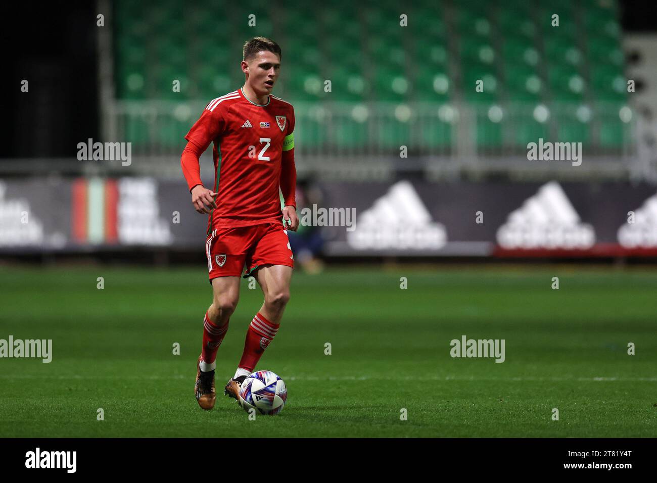 Newport, UK. 16th Nov, 2023. Finley Stevens of Wales U21's in action ...