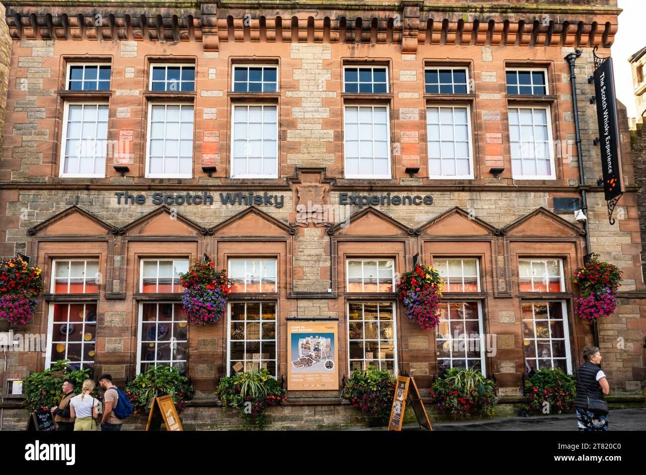 EDINBURGH, SCOTLAND - September 7 2023: The Scotch Whisky Experience is ...