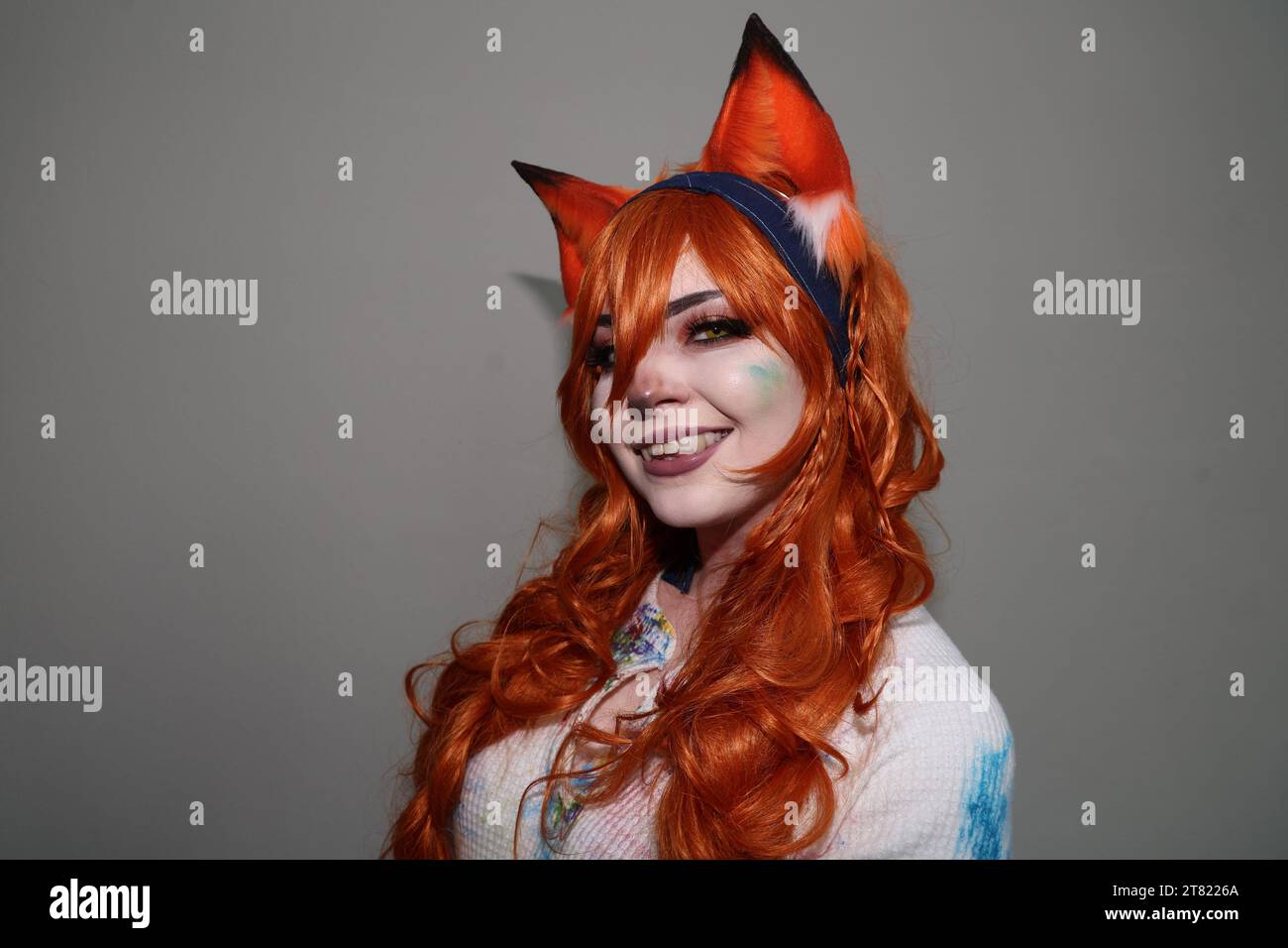 Stella from New York City is dressed as Redd from Animal Crossing for ...