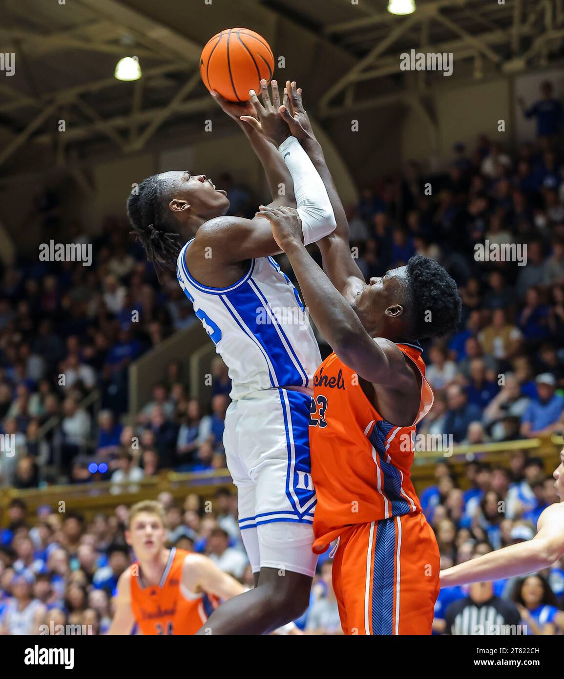 November 17, 2023: Duke University sophomore Mark Mitchell (25) takes ...
