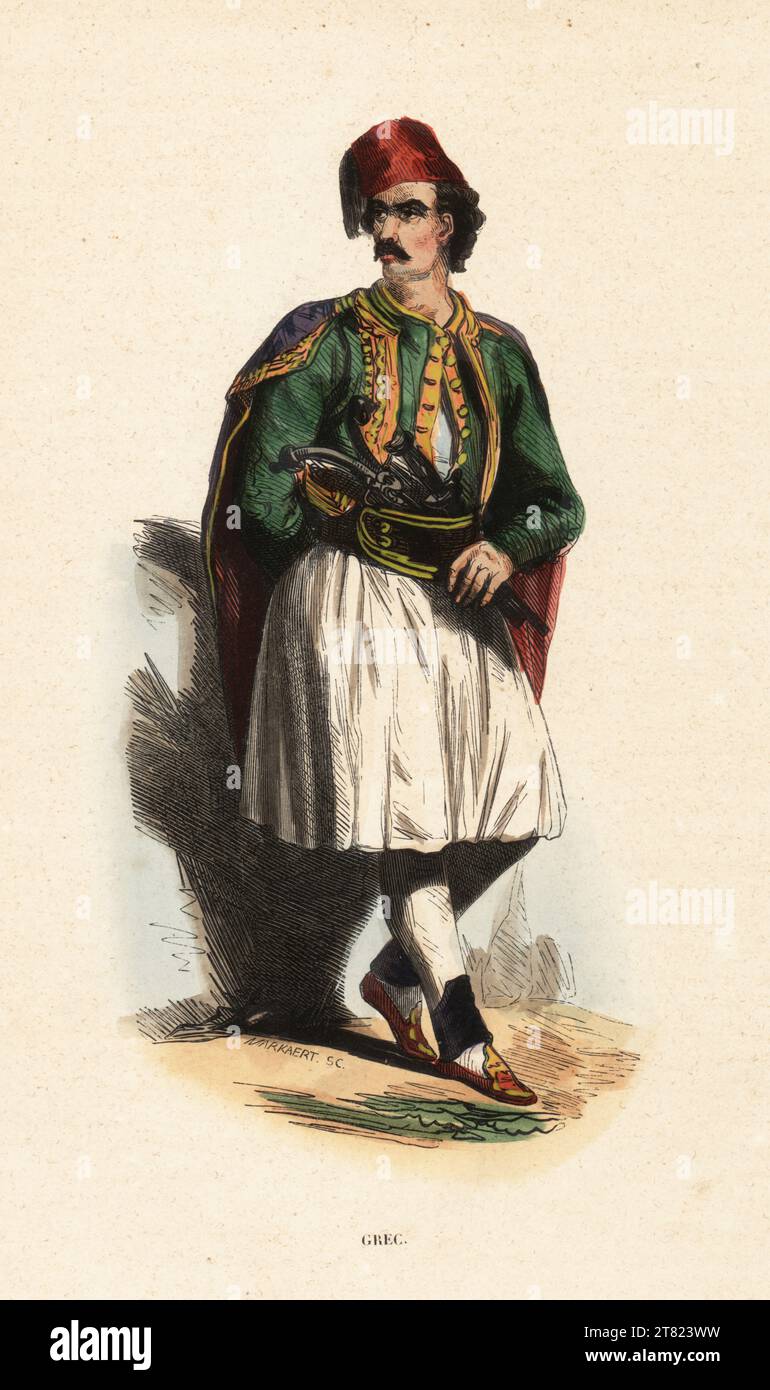 Fustanella hi-res stock photography and images - Alamy