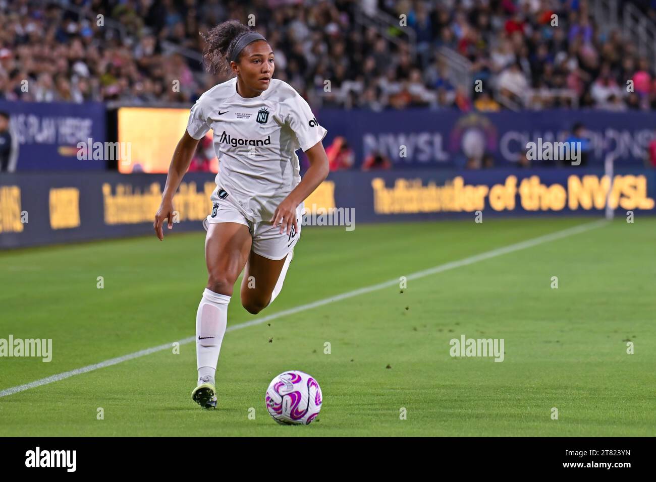 San Diego, California, USA. 11th Nov, 2023. Gotham FC midfielder ...