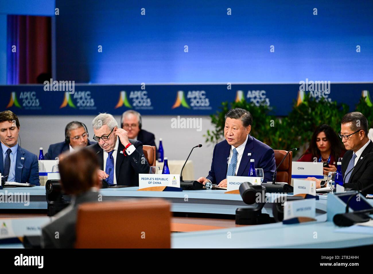 San Francisco, California, USA. 17th Nov, 2023. Chinese President XI ...