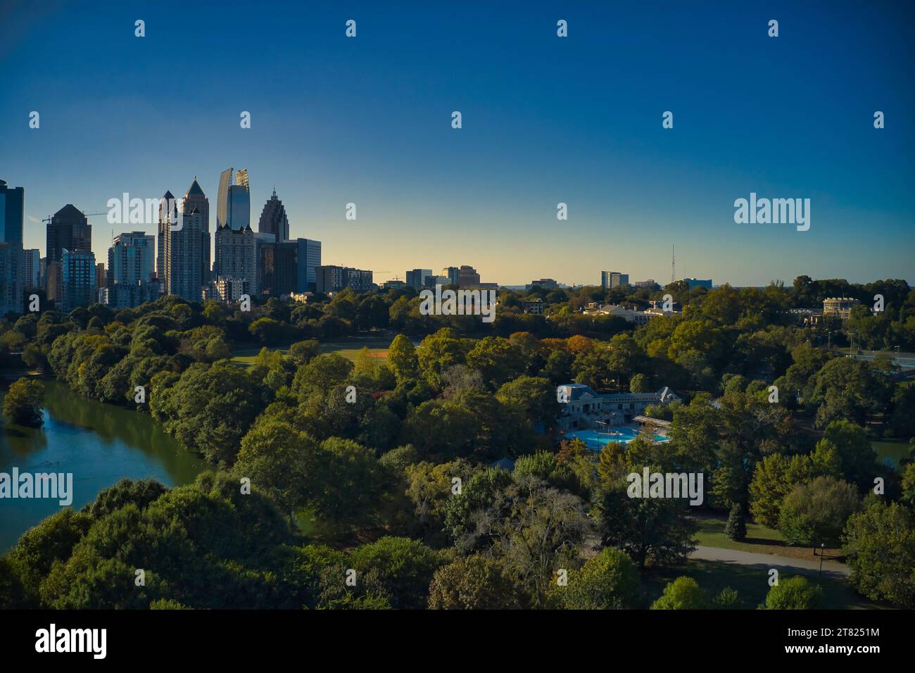 Piedmont park atlanta panoramic hi-res stock photography and images - Alamy