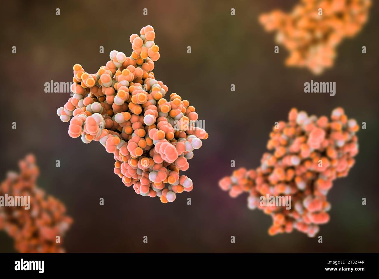 Human growth hormone molecule hi-res stock photography and images - Alamy