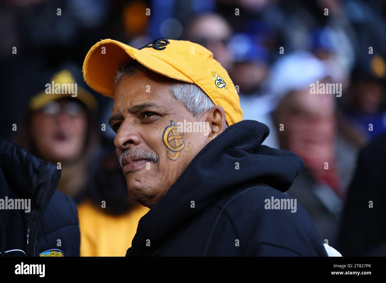 Fans enjoy themselves during the baseball game between the Las Águilas ...