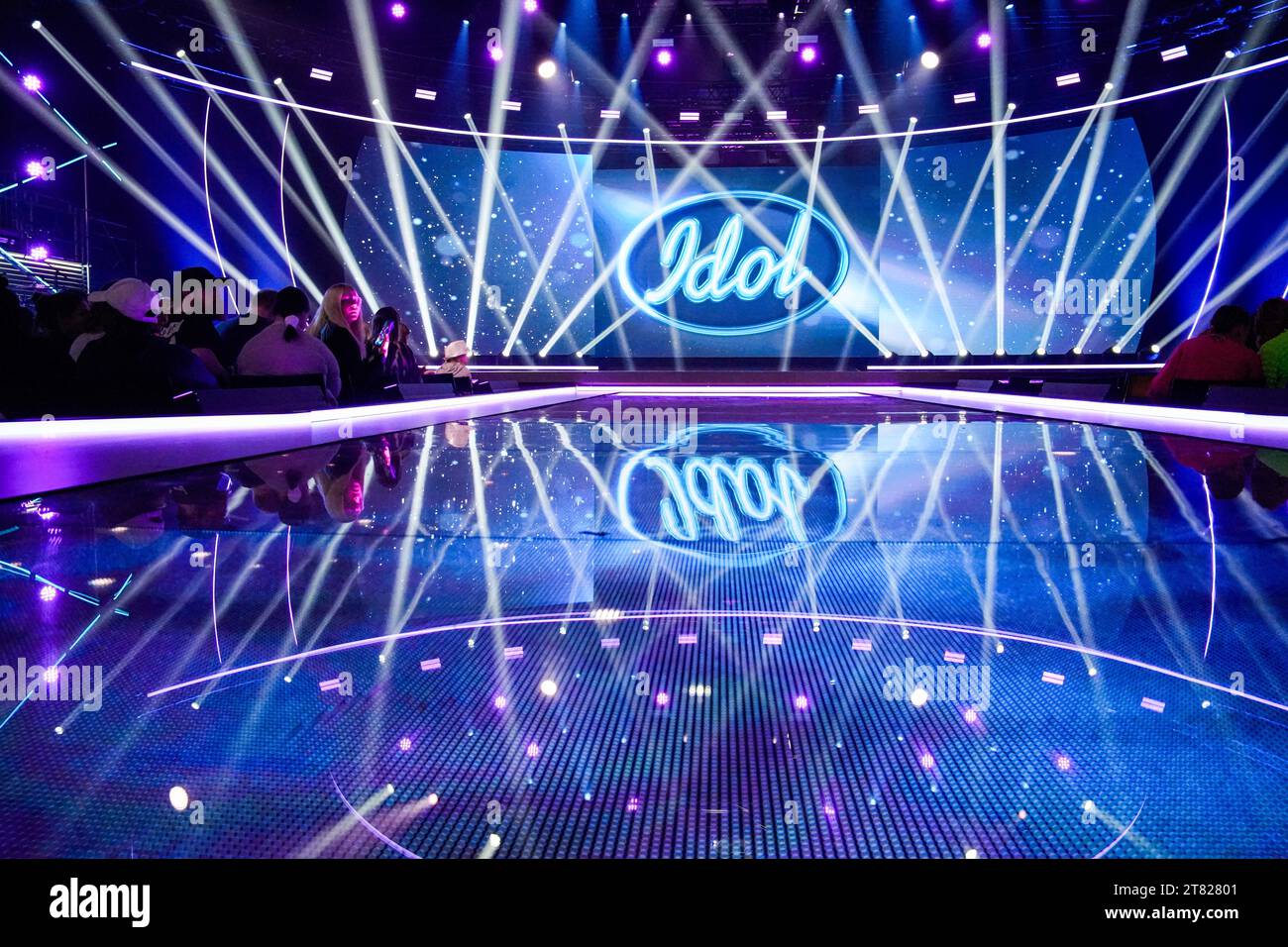 Stockholm, NEP Studios, Sweden, 11 17 2023, Idol Fridays Final 7 Stock ...
