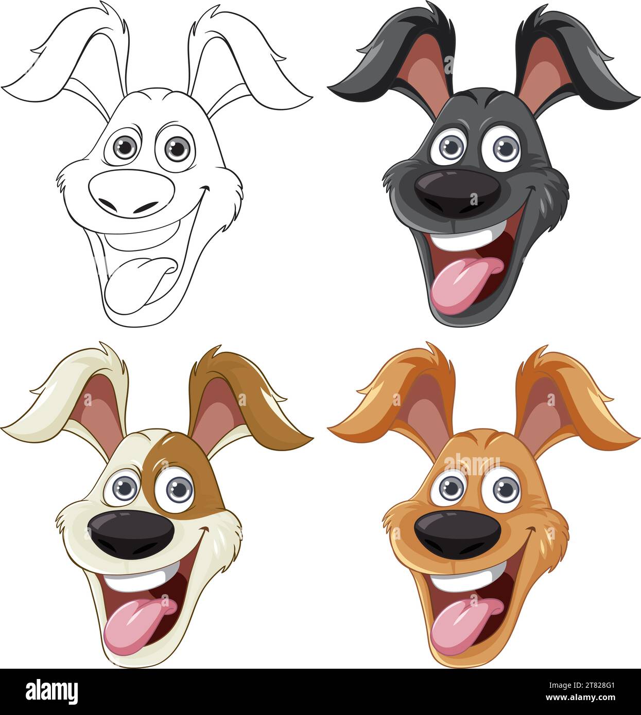 Animated drawing dog hi-res stock photography and images - Alamy