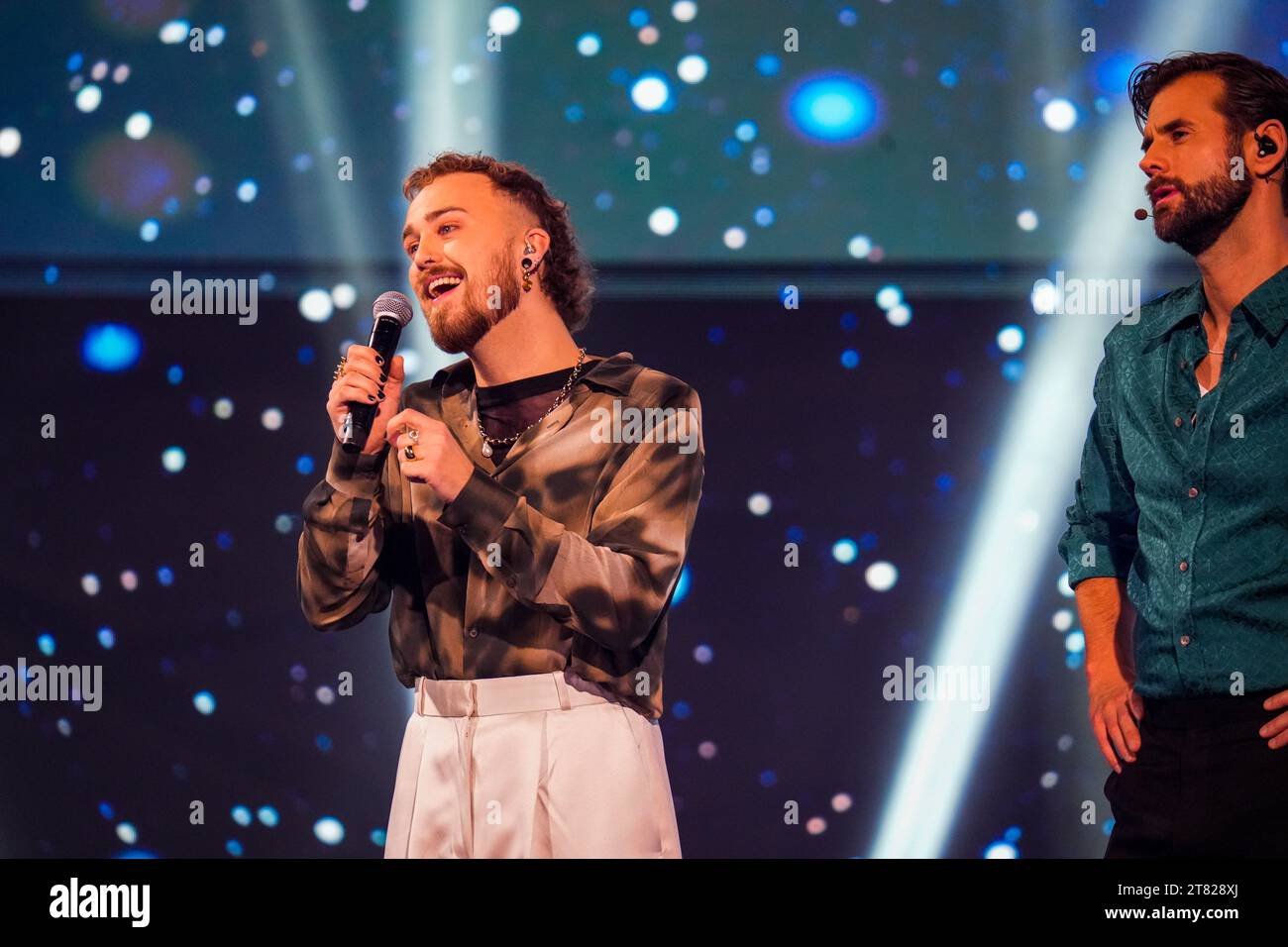 Stockholm, NEP Studios, Sweden, 11 17 2023, Idol Fridays Final 7. Simon ...