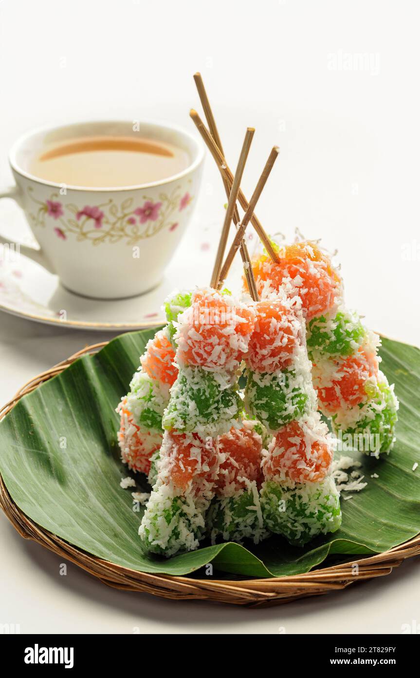 Ongol-ongol is a traditional Javanese snack made from cassava flour ...