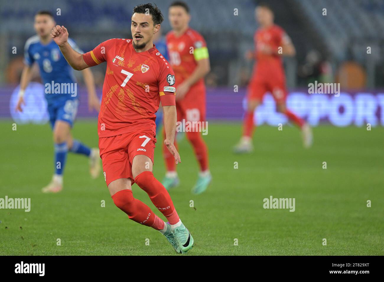 Eljif Elmas of North Macedonia during Uefa Euro 2024 Qualifiers ...