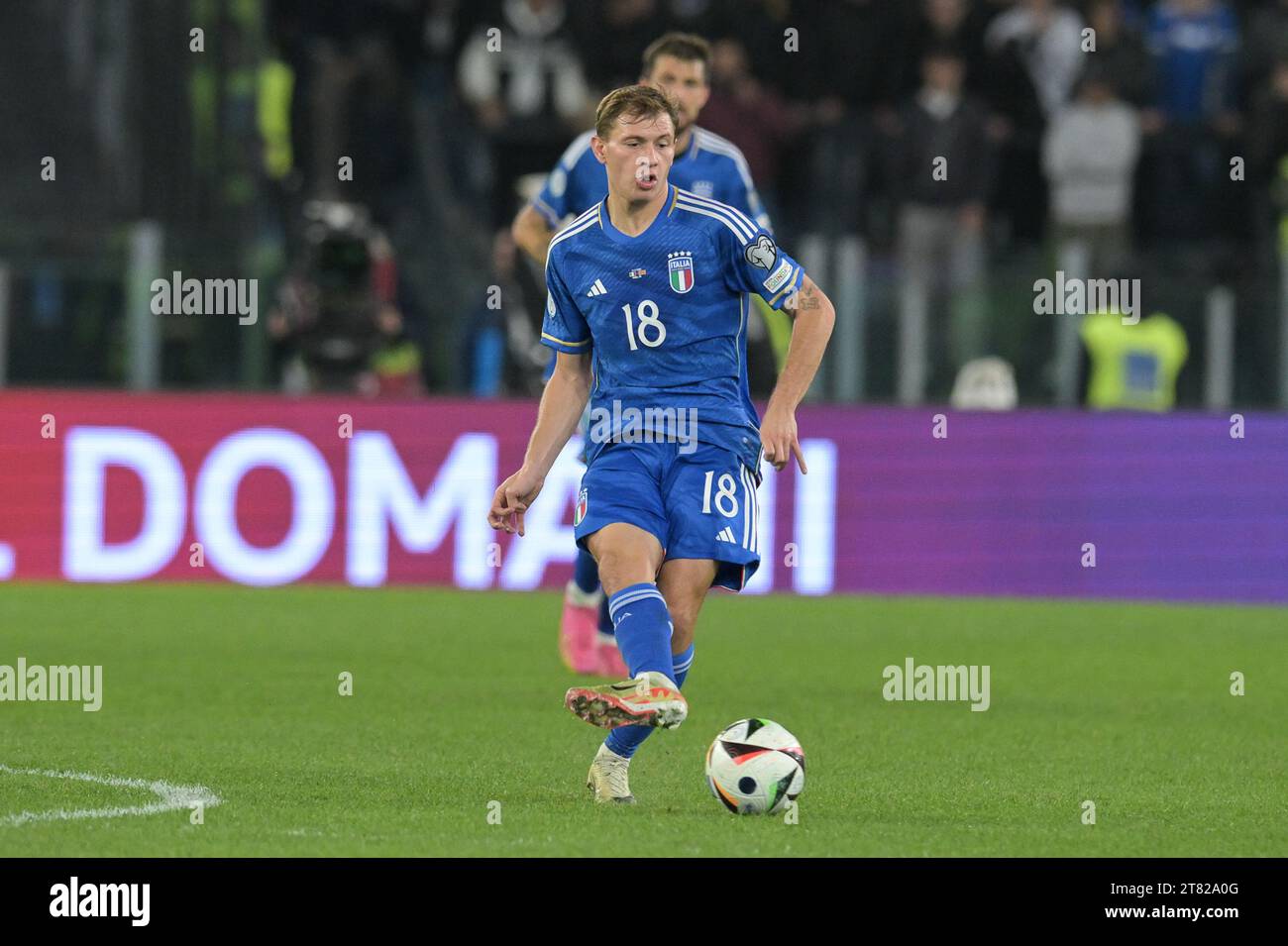 Nicolo Barella of Italy during Uefa Euro 2024 Qualifiers Football Match ...